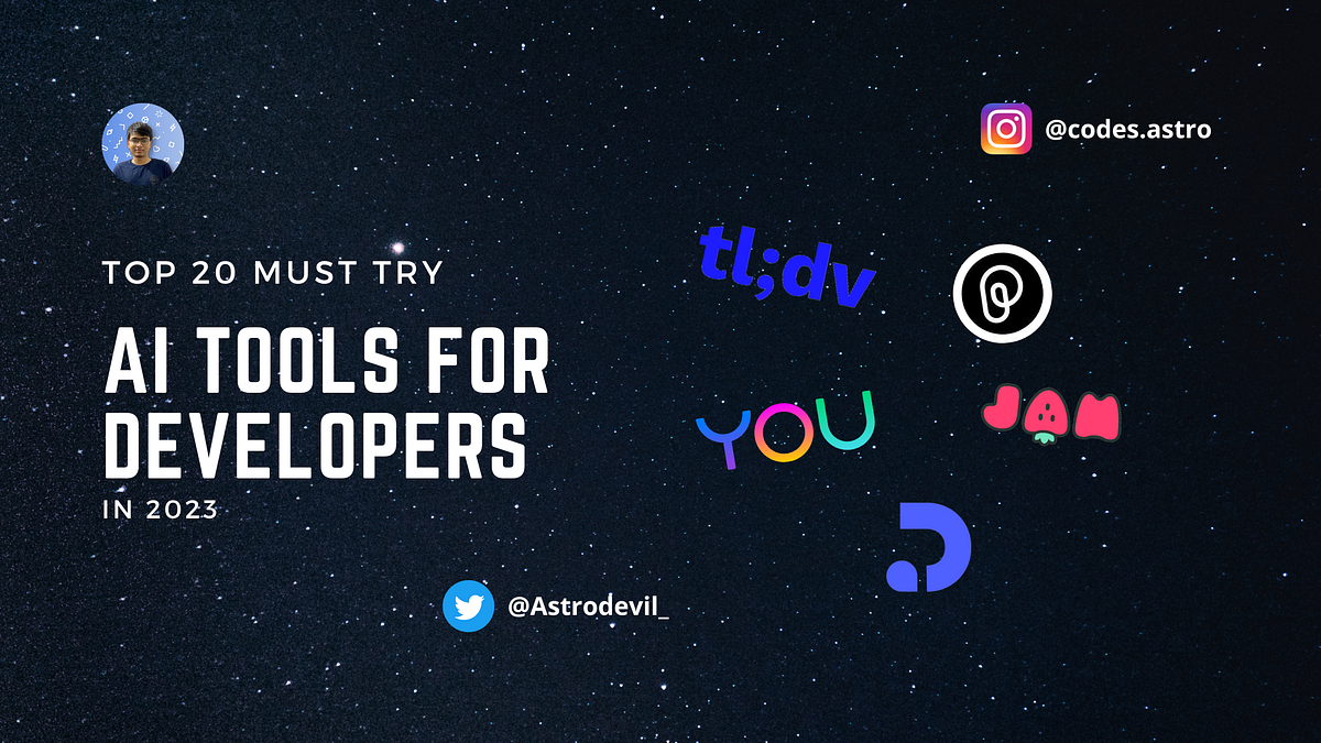 Top 20 Must Try AI Tools for Developers in 2024 | by Mr. Ånand | Nerd ...