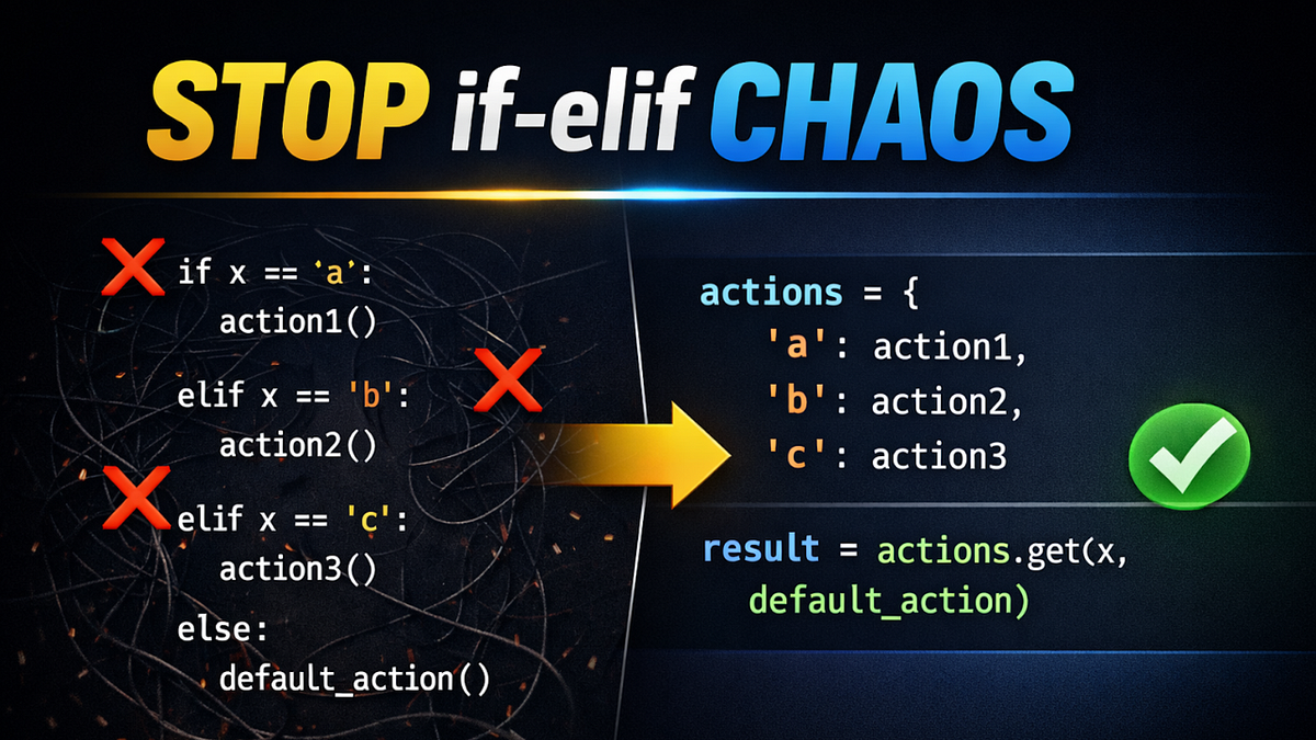 Replacing Messy if-elif Chains in Python with a Cleaner, Scalable ...