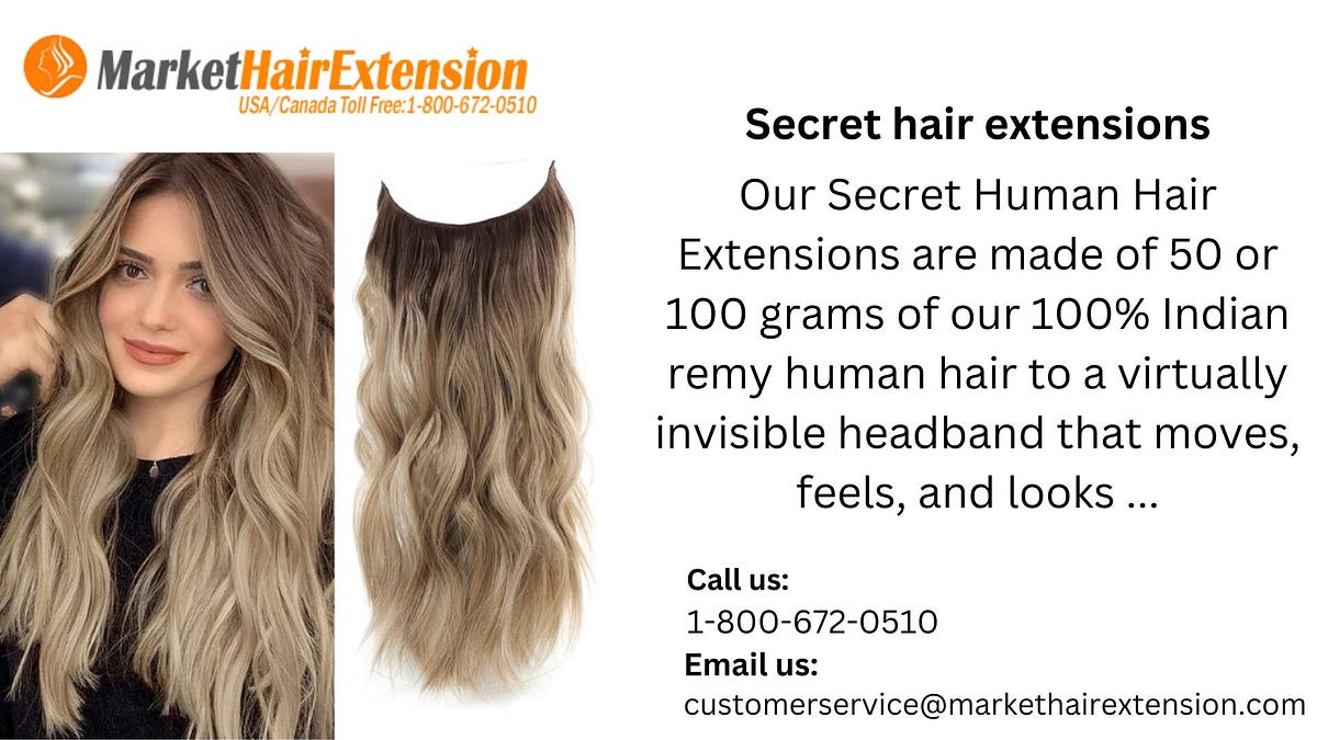 Secret Hair Extensions - Brainfoster - Medium