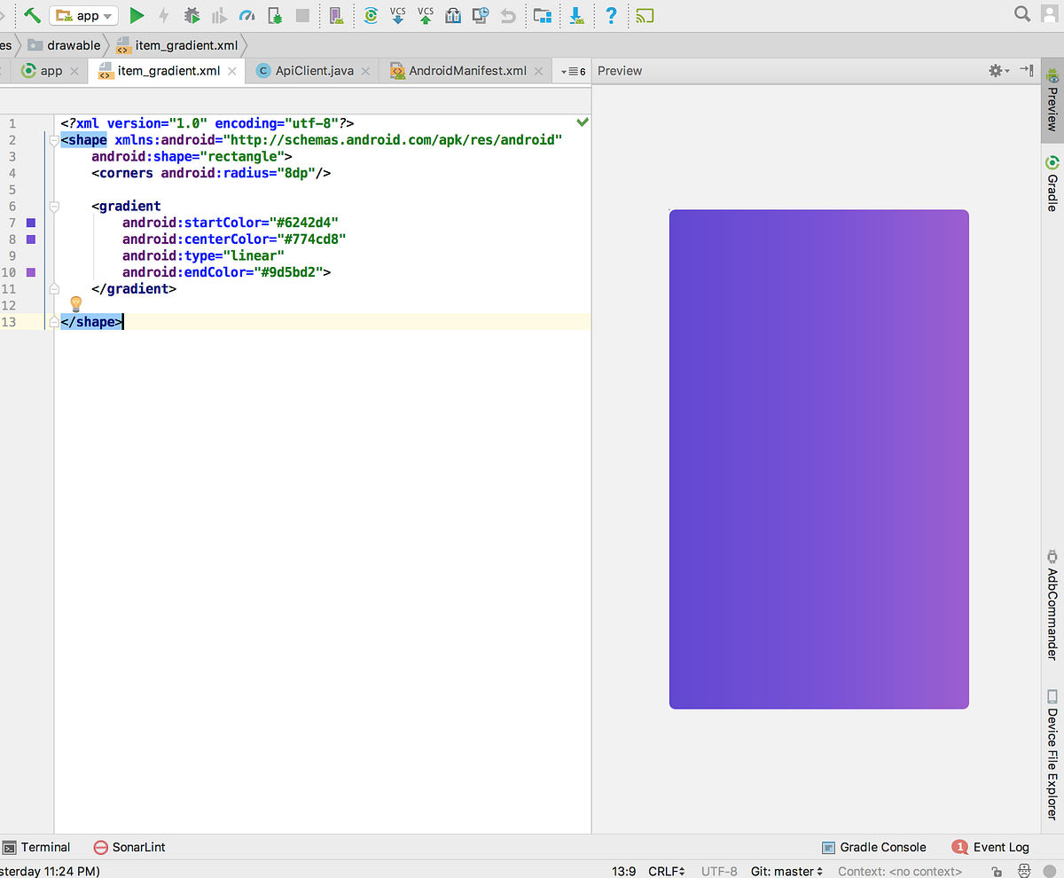 Creating beautiful gradients in your app | by Vansh Badkul | Medium