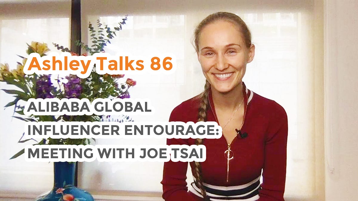 Alibaba Global Influencer Entourage: Meeting with Joe Tsai — Ashley ...