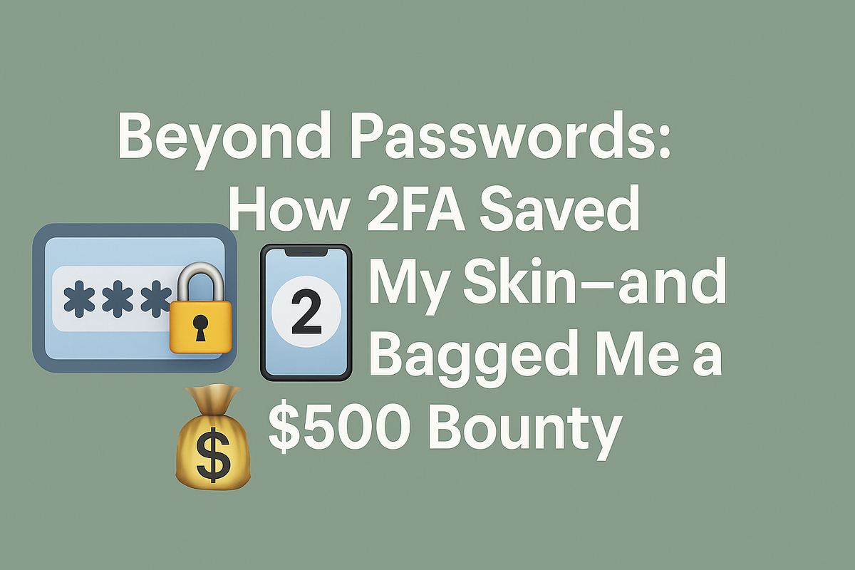 🔒 The Unbreakable Shield: How 2FA Saved My Career and Why It’s the Bug ...