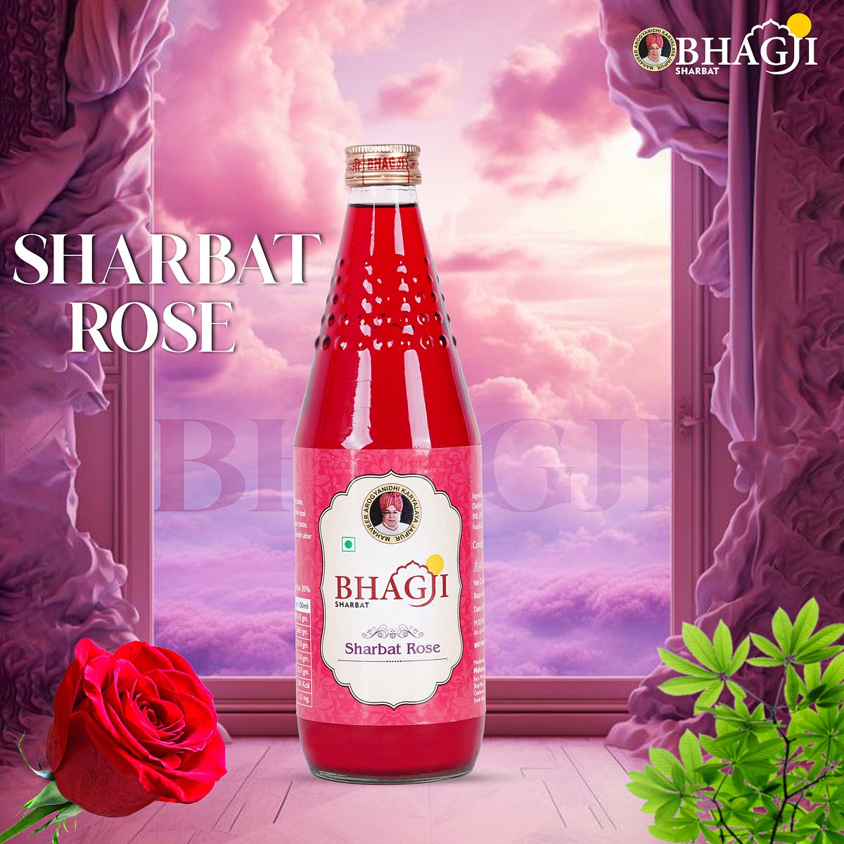 Rose Sharbat: Sugar-Free and Sugar Syrup Variants | by Bhagjisharbat ...