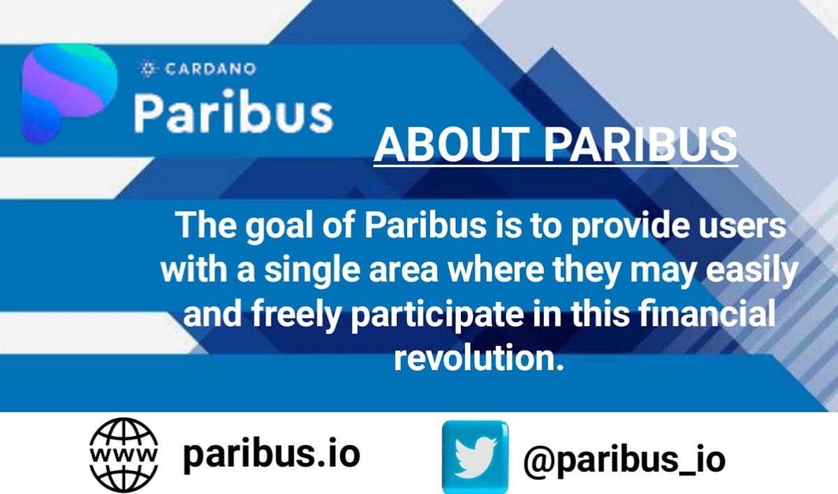 Why Should I Consider Paribus. Since Bitcoin's debut, the… | by Edwin ...