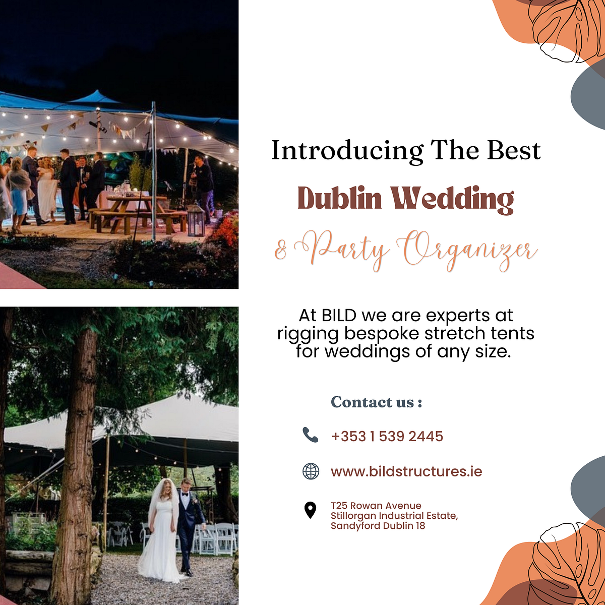 Dublin Wedding & Party Organizer - BILD Tents & Structures - Medium