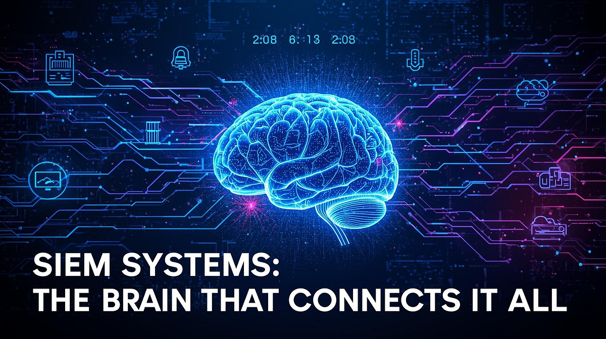 🧠SIEM Systems The Brain That Connects It ALL | by Thegreatpayload | Medium