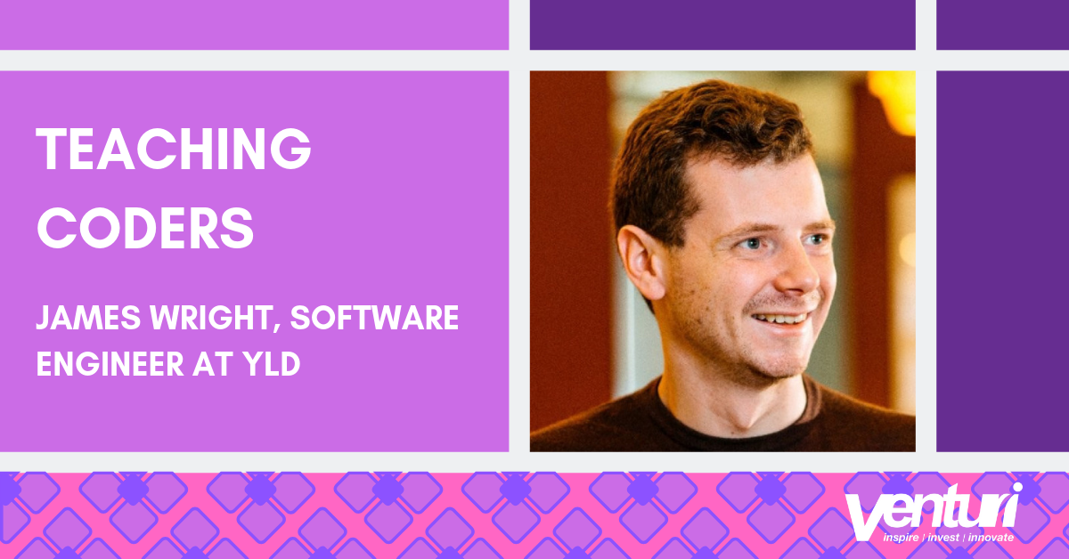 Teaching coders — James Wright. Listen to the full show here. | by Liam Oliver Donoghue | Medium