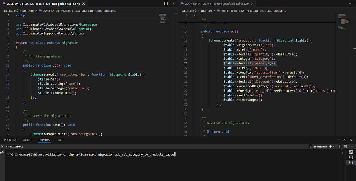 Modifying Existing Laravel Migrations — Part 3 Removing Columns 7875