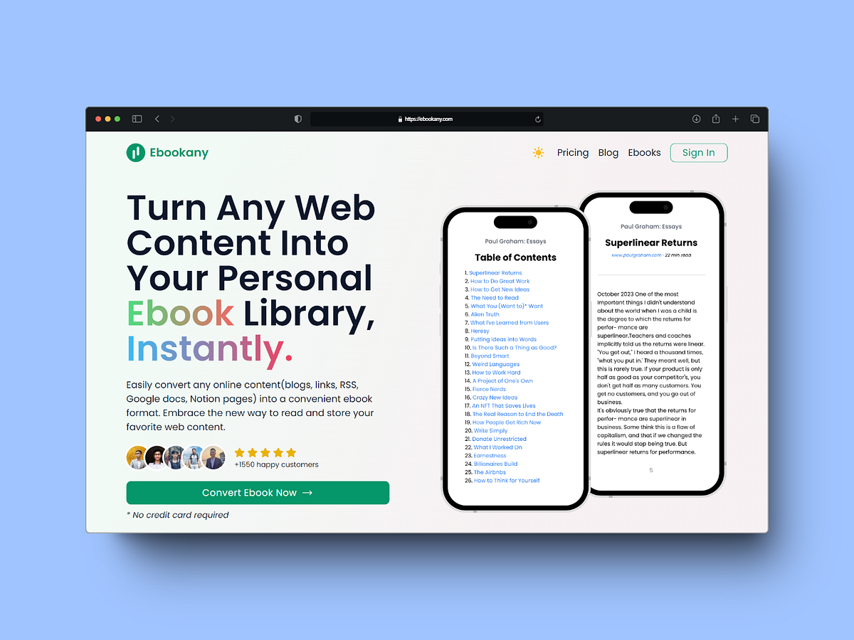 Convert URLs to Ebook with Ebookany: Your Ultimate Guide | by Richard ...