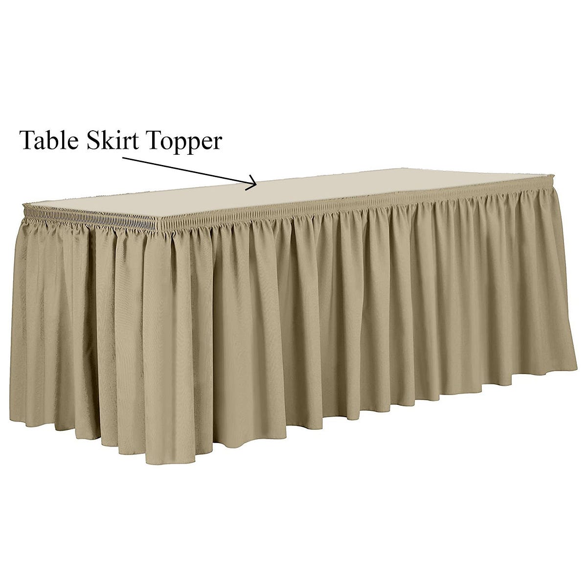 Rectangular Poly Premier Table Topper - Premier Table Linens - Medium