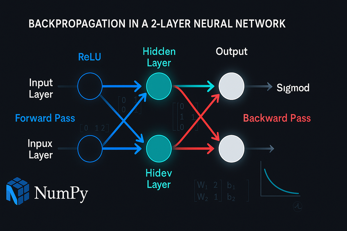 How Backpropagation Actually Works: A Beginner’s Simulation With NumPy | by Thinking Loop | Jul ...