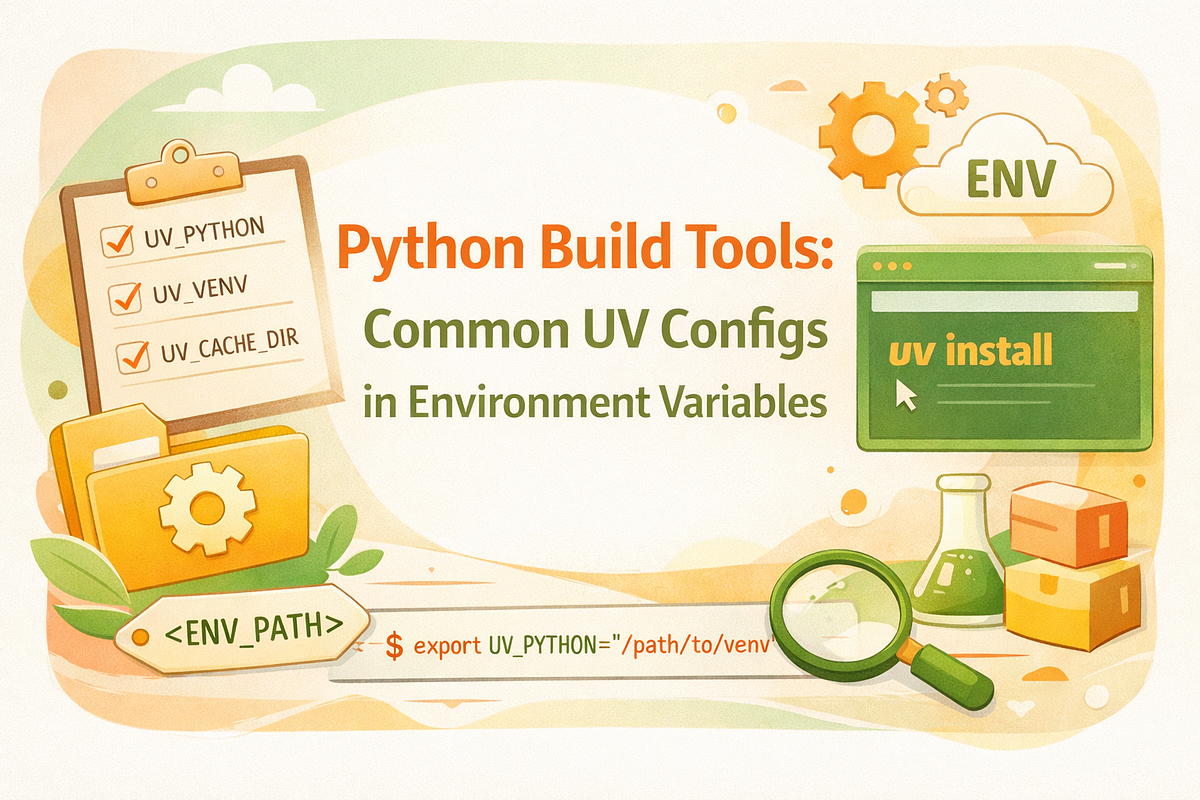 UV Practices: Simple Environment Configuration Items | by Nan Zhou ...
