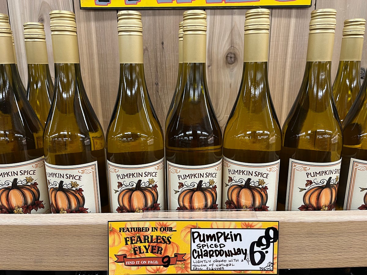 Chardon-YAY: Trader Joe’s Pumpkin Spiced Wine Pumps Up Fall for $6.99 ...