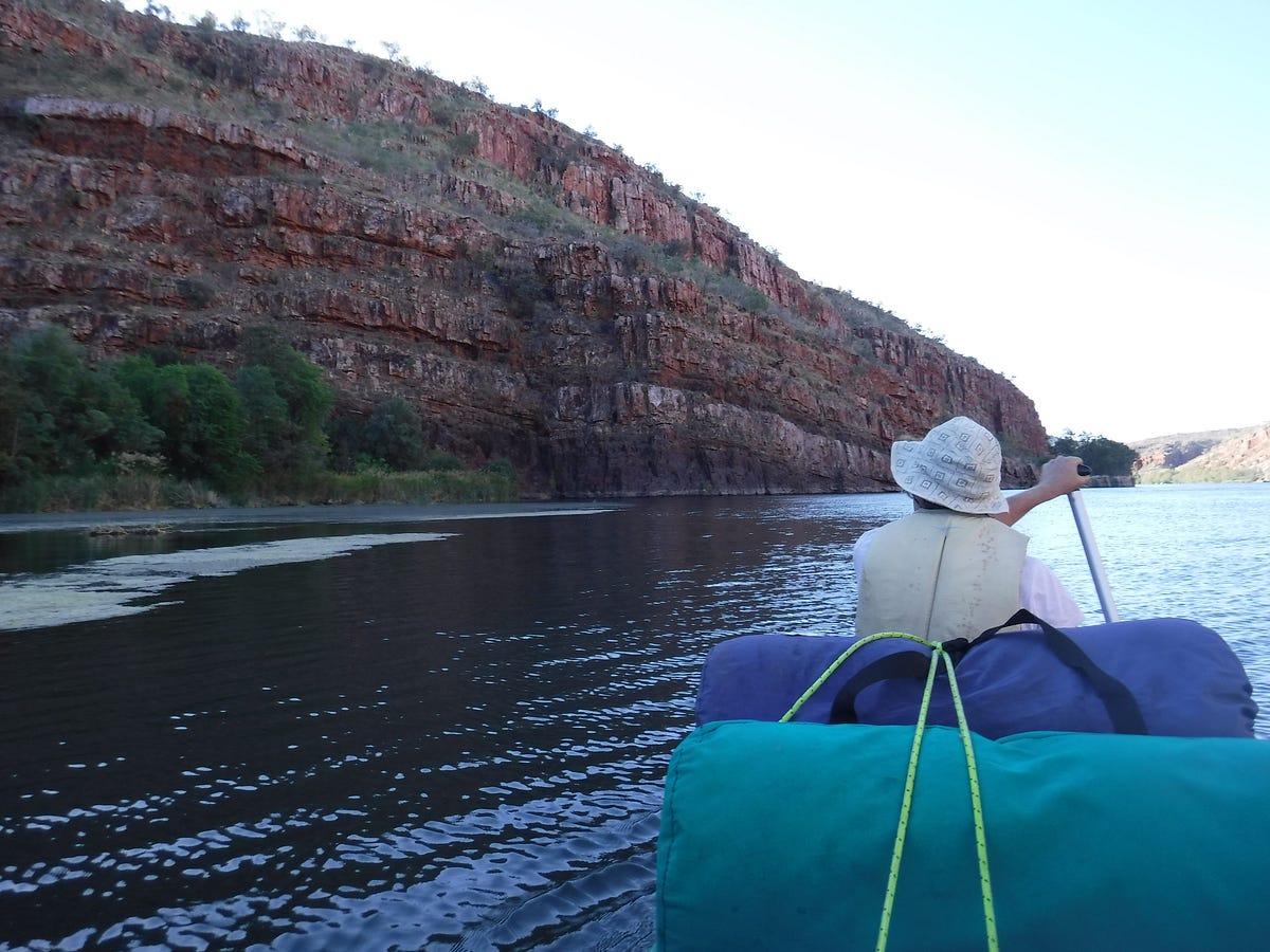 Canoe trip down the Ord River. We first paddled the Ord river nearly ...