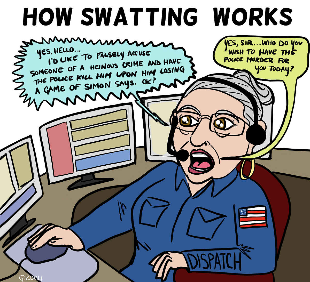 How Swatting Turns Police Into Hitmen | by Gretchen Koch | GEN