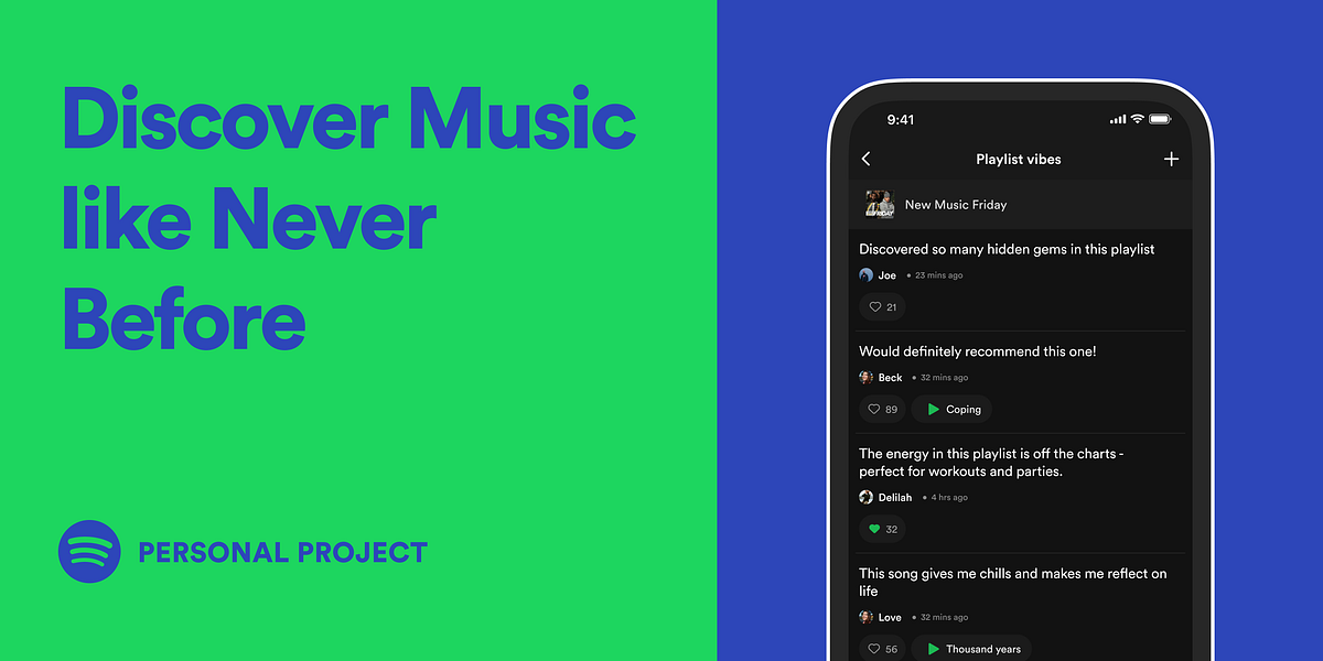 Case study: Spotify vibes -a new feature to elevate the listeners ...