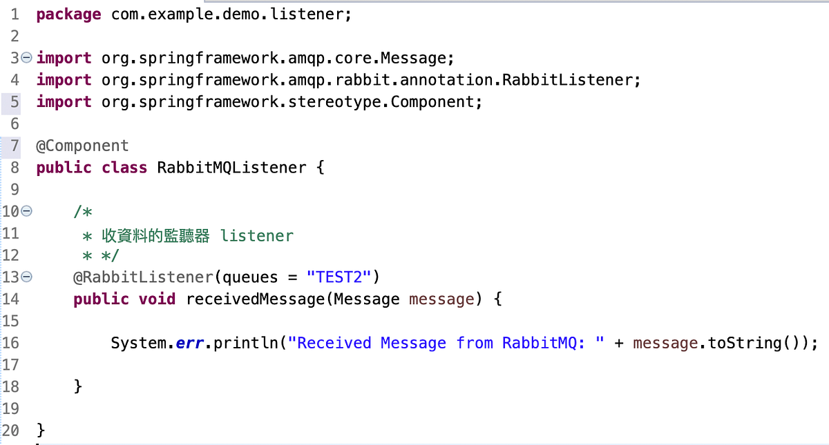 Java Spring Boot MVC 系列 (2)：接收資料的 RabbitMQ 監聽器 | by EJ Feng | Medium