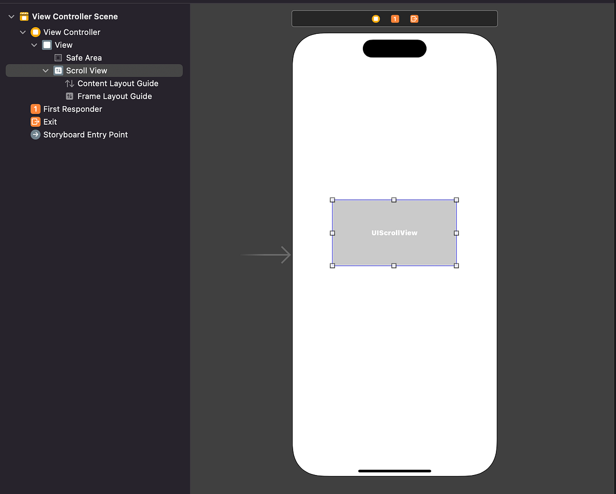 How to Add a Scroll View to the Storyboard in Swift Project (Updated ...