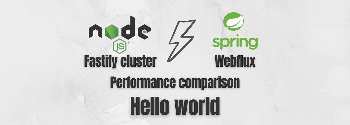 Node.js Fastify Cluster vs SpringBoot Webflux: Hello World performance | Tech Tonic