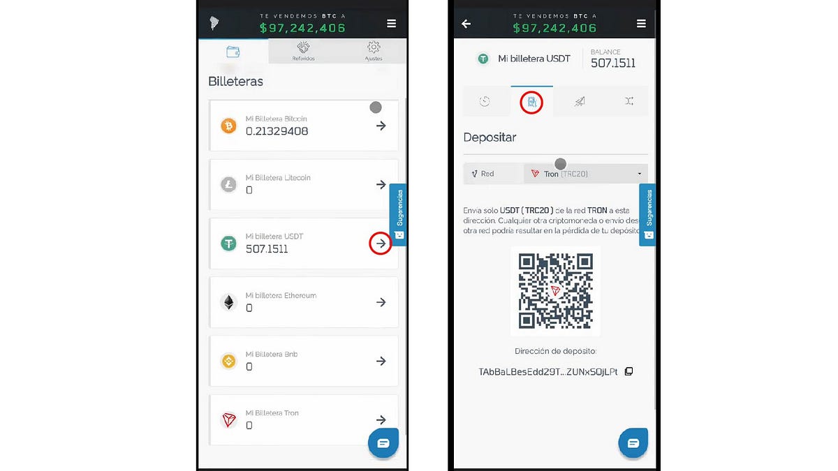 ¿Cómo realizar un depósito de USDT? | by Coinsenda | Mar, 2023 | Medium