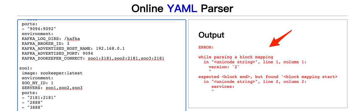 [docker]寫yaml檔時出現expected , but found ‘ ’ - 安安理膚 - Medium