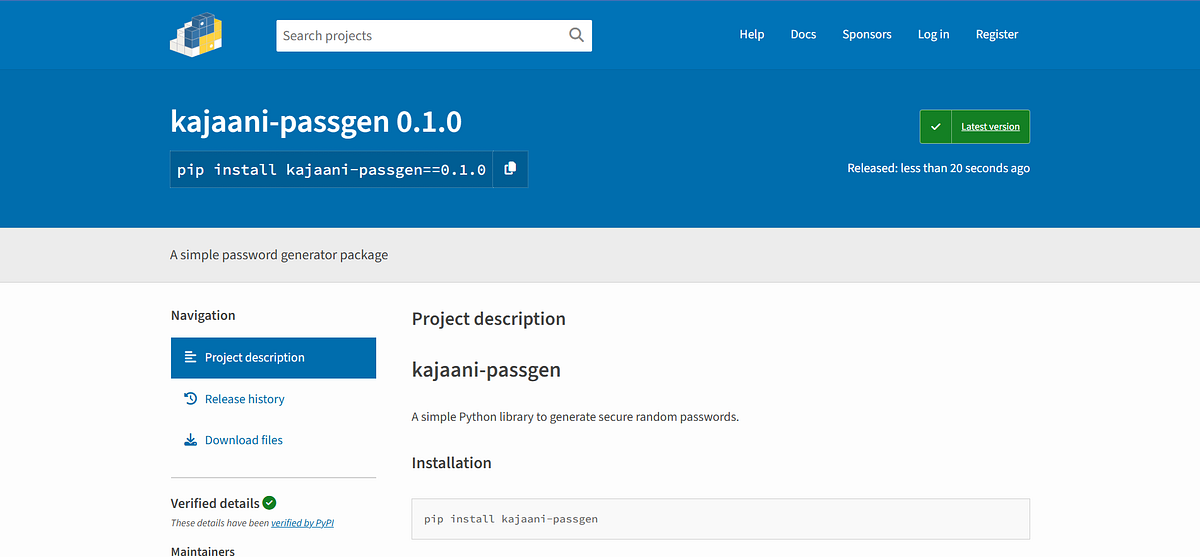 How I Published My First Python Package to PyPI — A Step-by-Step Guide ...