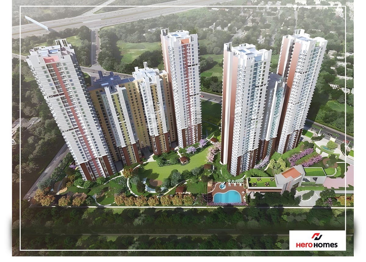 Hero Homes. Hero Homes Ultra Luxury 4 BHK Flats in… | by Saransh Realtors | Sep, 2023 | Medium