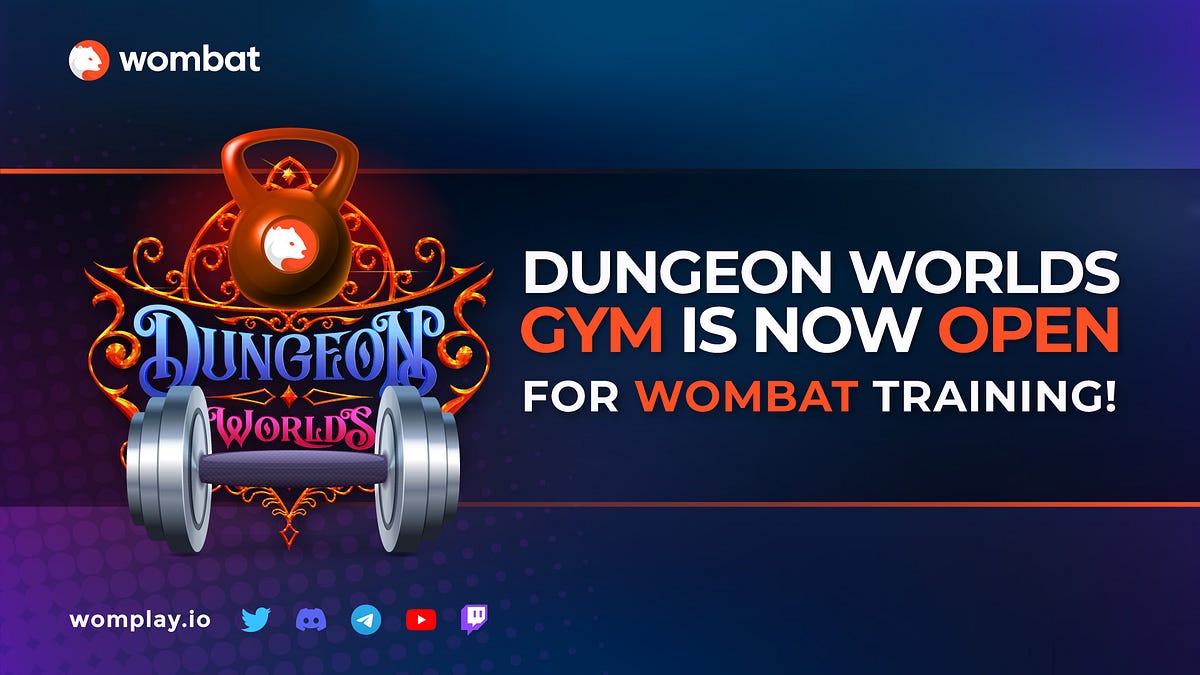 Training is live in Dungeon Worlds! | by Olga Ivanova | Wombat Blog ...