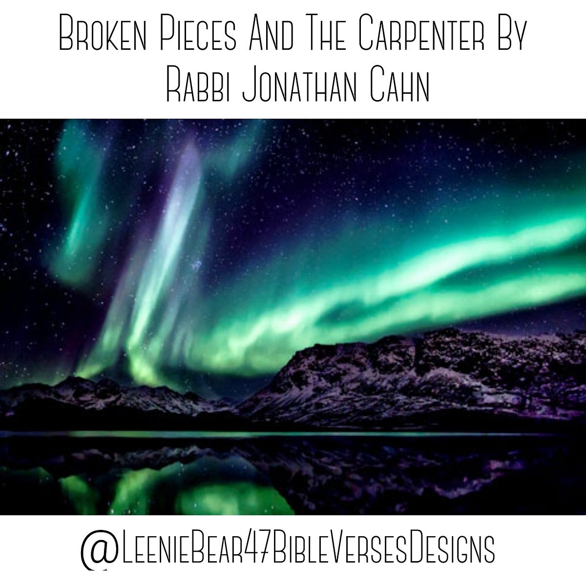 Broken Pieces And The Carpenter By Rabbi Jonathan Cahn | by 𝓐𝓲𝓵𝓮𝓮𝓷 ...