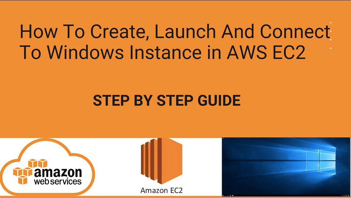 How to create a Windows Ec2 instance in AWS? | by Sanoj | Medium