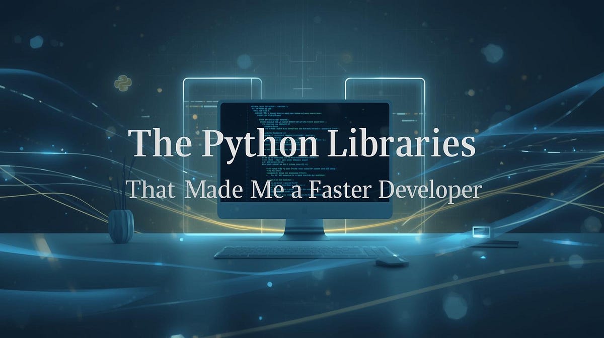 The Python Libraries That Made Me a Faster Developer | Python in Plain ...