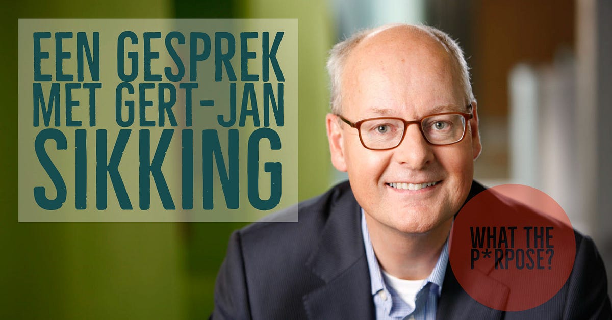 Een gesprek met Gert-Jan Sikking. Senior adviser responsible investment ...