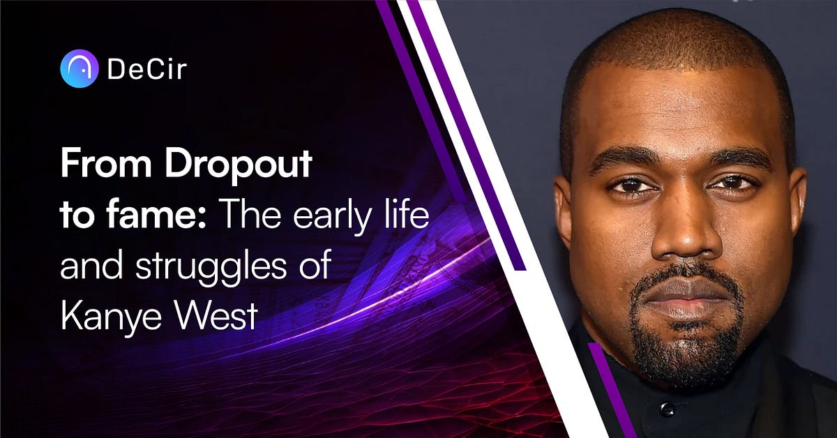 From Dropout to Fame: The life and struggles of Kanye West | by DeCir ...