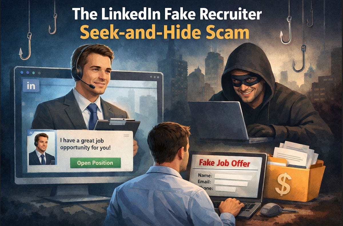The LinkedIn recruiter seek-and-hide scam | by Ben Rothke | Medium