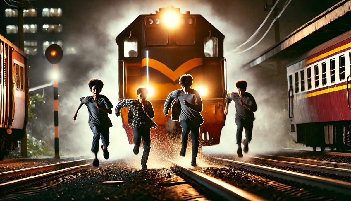 Hear That Train a’ Comin’. It’s dangerous to be on train tracks | by ...