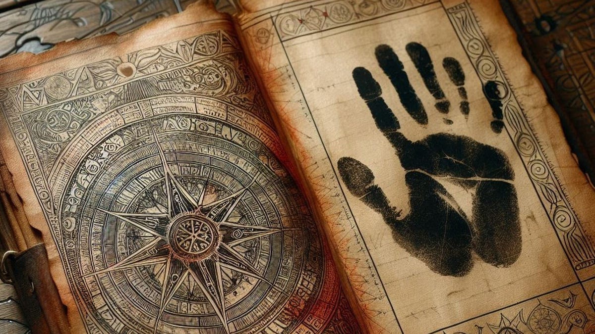 Fireprints: Did the devil burn his hand into the book, or a troubled ...