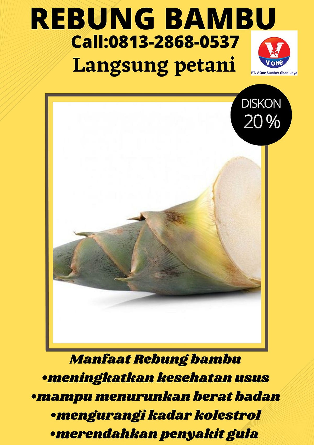 Pusat Budidaya Herbal Rebung Bambu Betung Tambak Bayumas ...