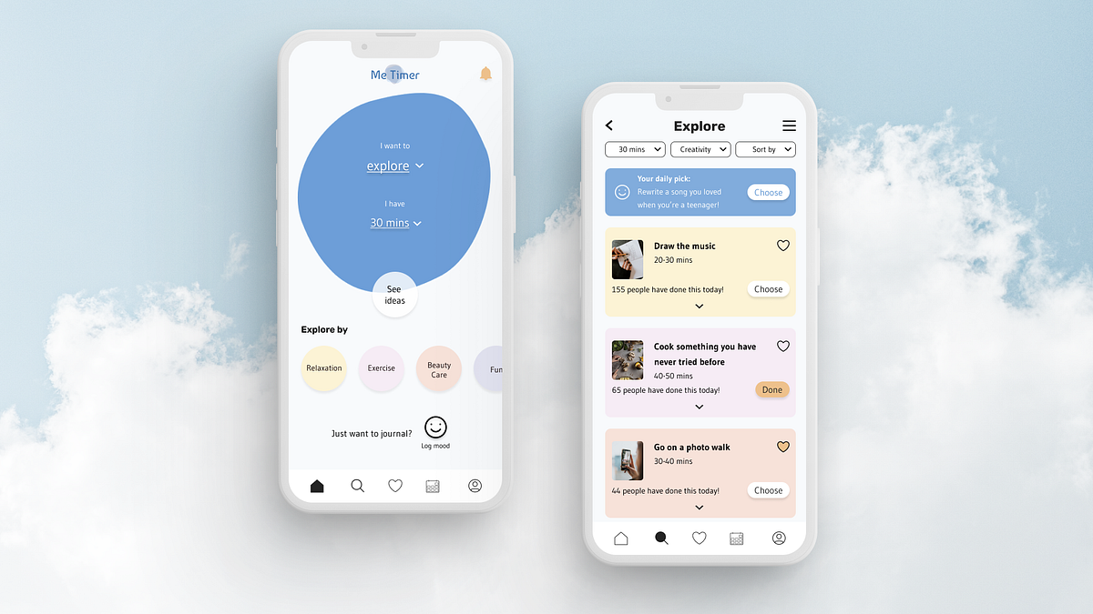 Design a wellness app — Me timer. In the third project at Ironhack, we ...