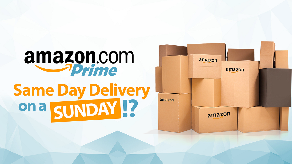 Amazon Prime — Same Day Delivery Comes To Manchester | by Matt Ogborne ...