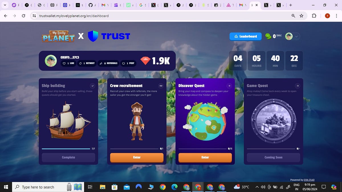 My lovely planet Airdrop has a strong backing like trust wallet . So ...