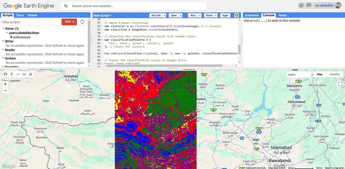 Unsupervised Land Use Classification with Google Earth Engine: A Step-by-Step Guide 🌍🛰️ | by ...