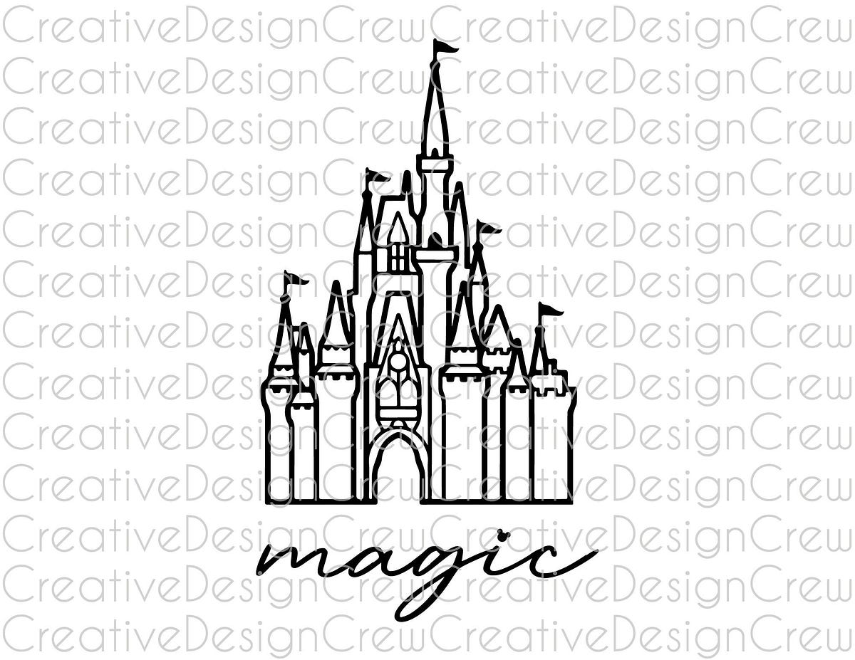 Magic Castle SVG, Mickey SVG, Park SVG, Cut File, Digital File | by ...
