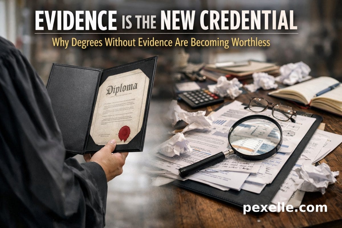Evidence Is the New Credential Why Degrees Without Evidence Are ...