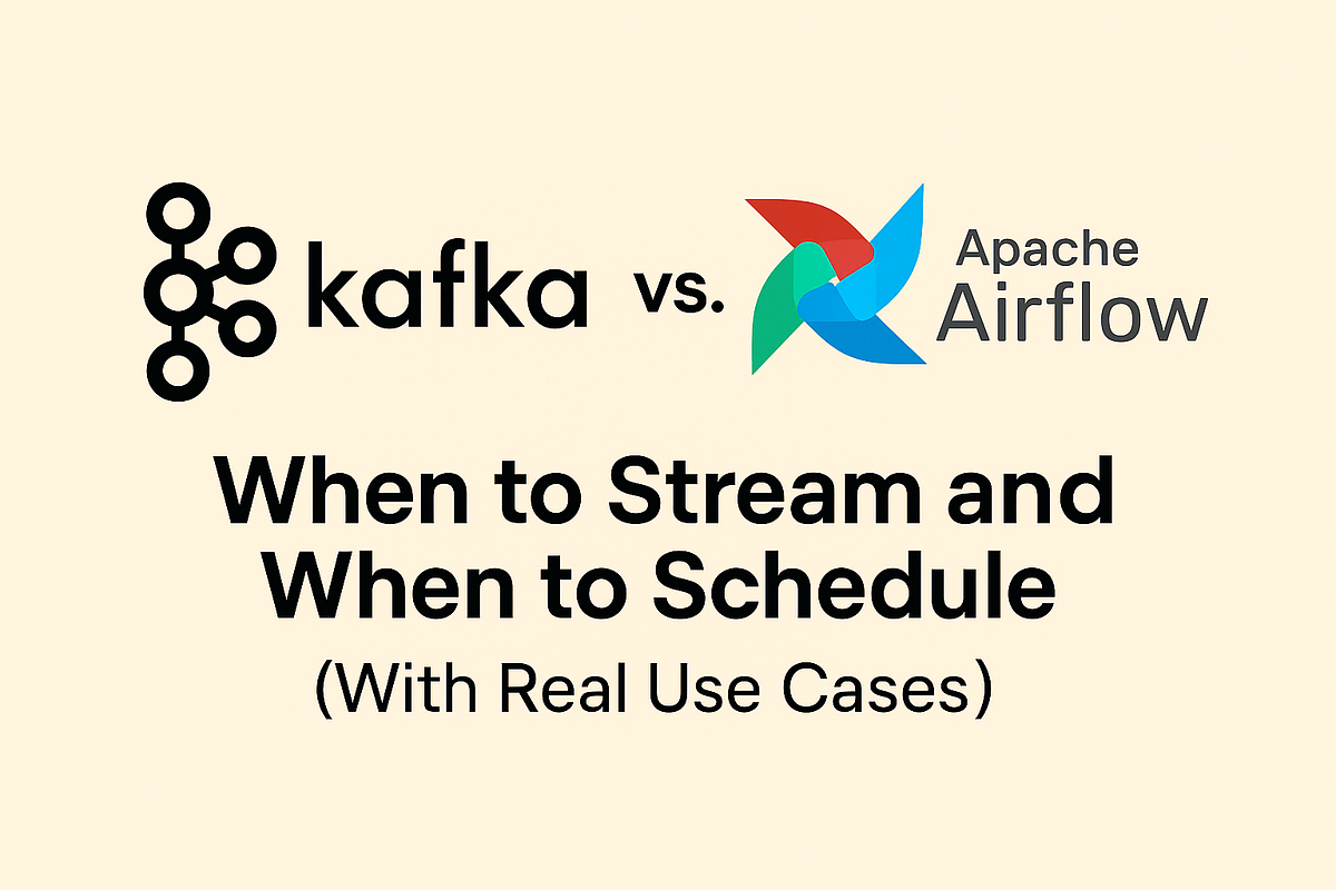Kafka vs. Airflow: When to Stream and When to Schedule (With Real Use Cases) | by Mojtaba Azad ...