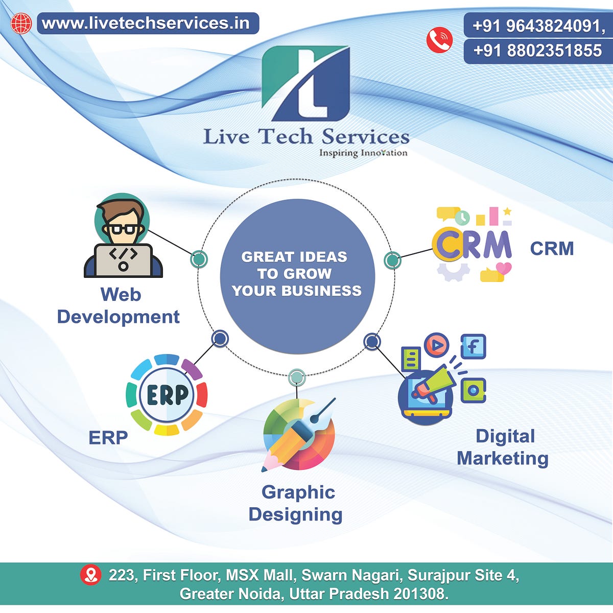 What we do to grow your Business? - Live Tech Services - Medium