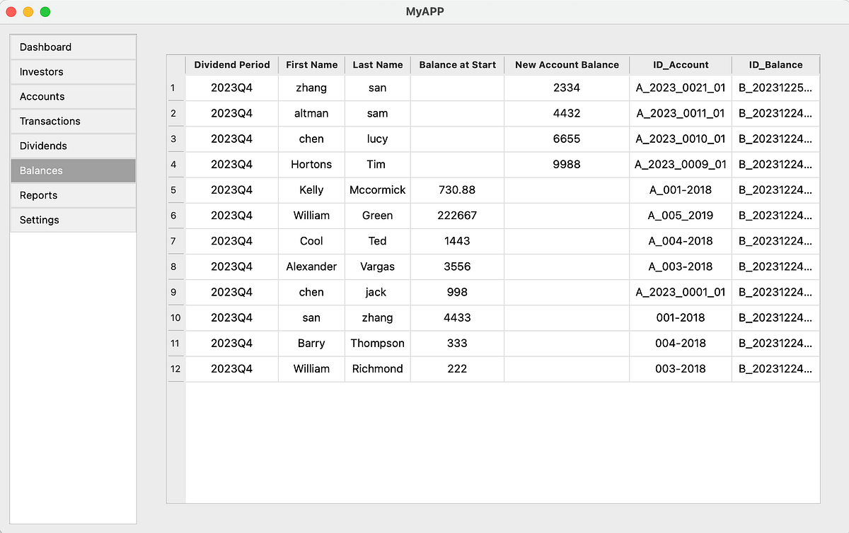 How to Build an Online Database APP by Python, PySide6 and Google Sheets (10): View Balance | by ...