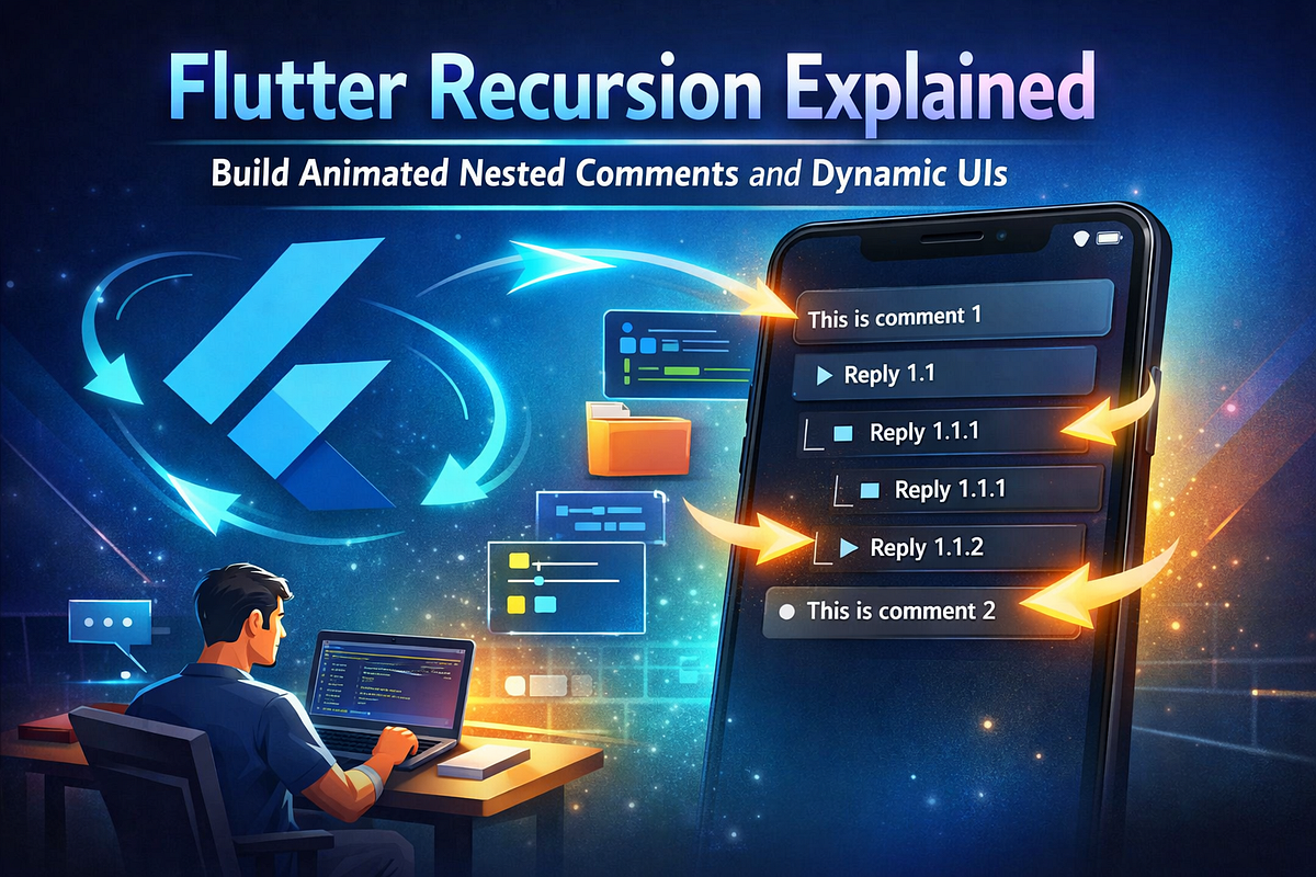 Master Flutter Recursion: Create Animated Nested Comments and Dynamic ...