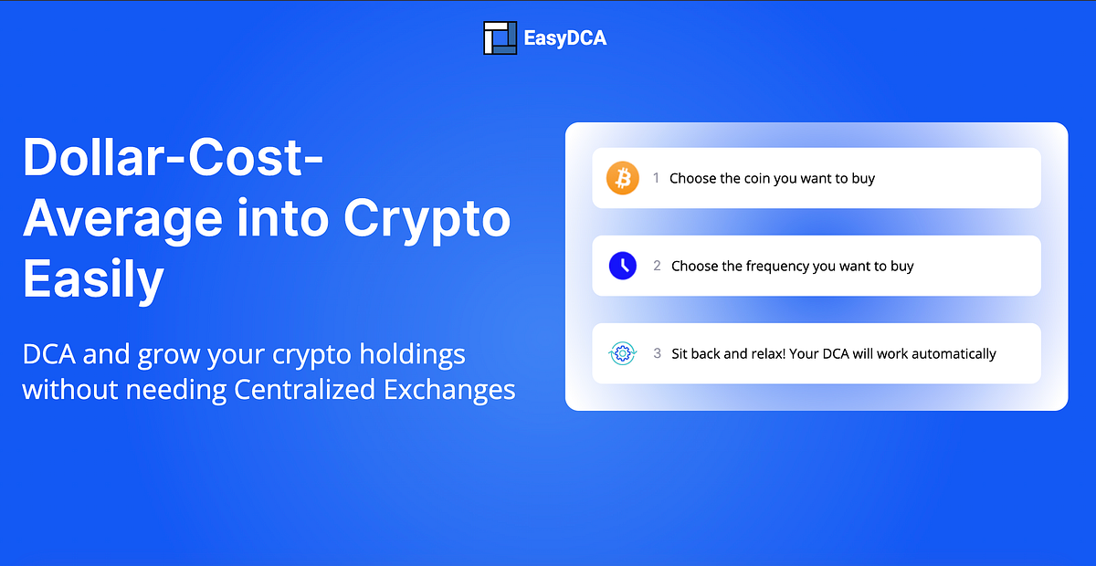 EasyBlock’s New Project EasyDCA will Launch Next Monday | by Doğu Deniz Uğur | EasyBlock | Medium