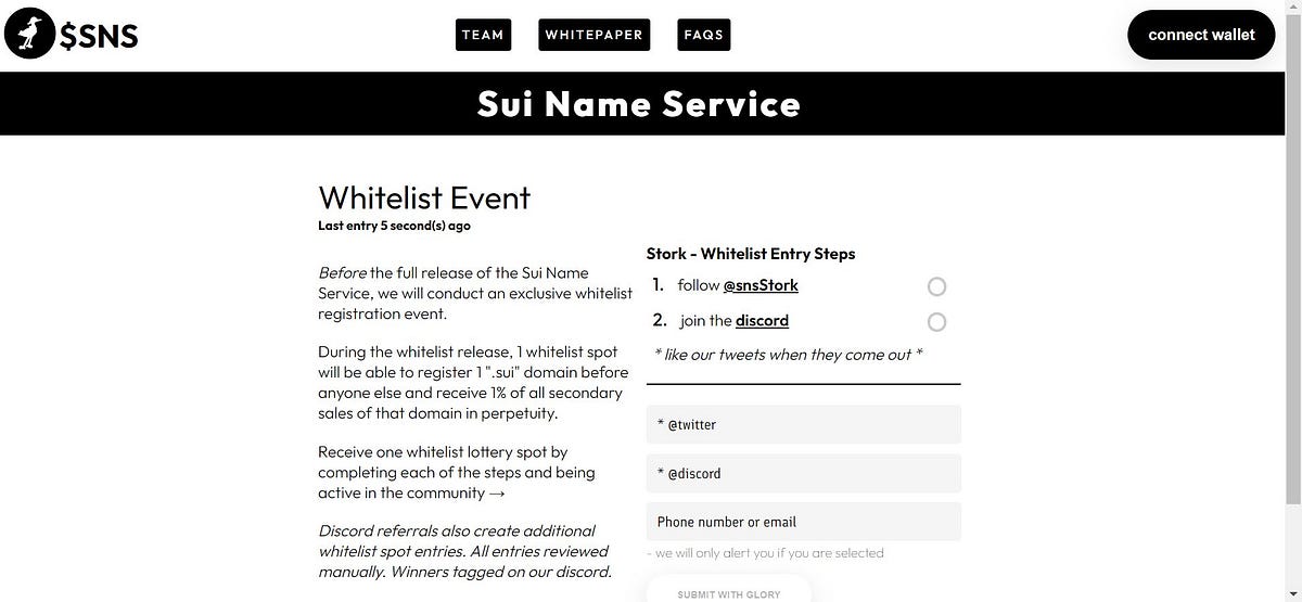 Sui name service (SNS) One of the best strong projects that have a ...