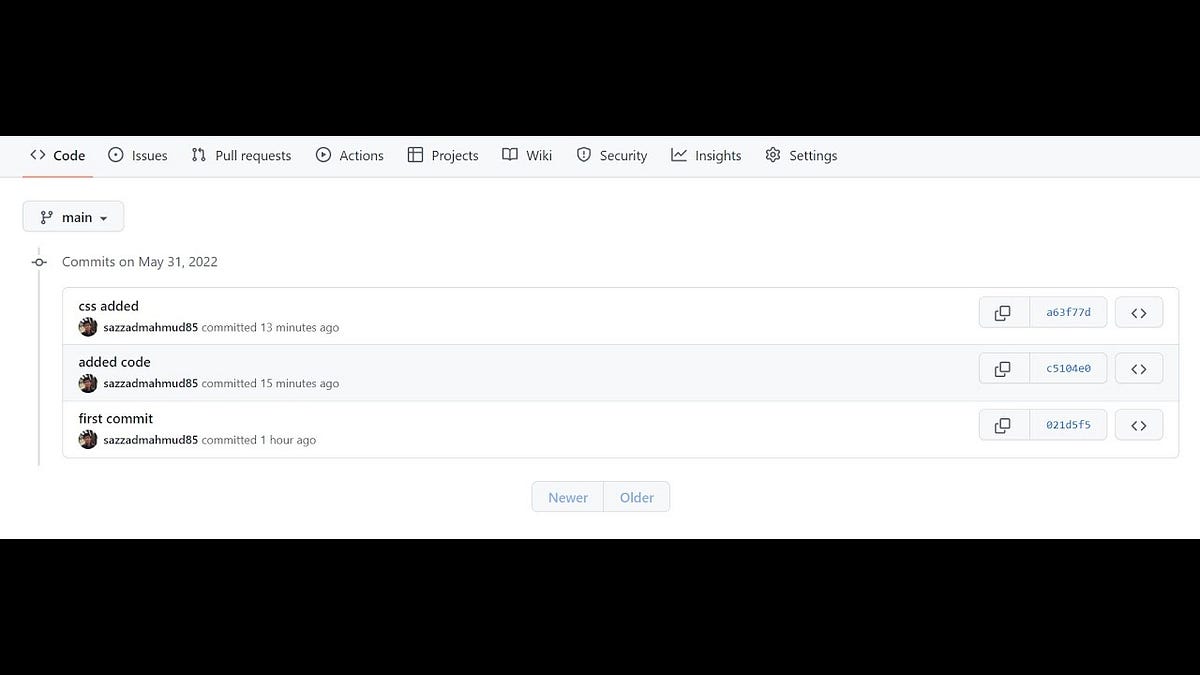 How To Update Files On Github Push Added Codes On Github By Sazzadmahmud Medium